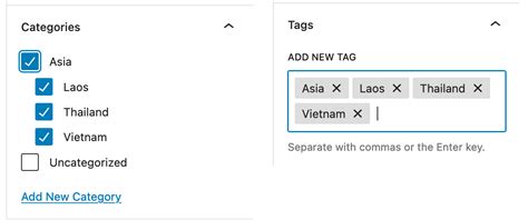 difference between tags and categories at annabell phyllis blog