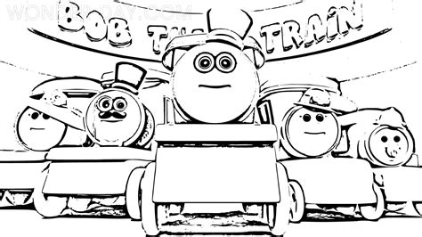 Bob The Train Coloring Pages Printable Coloring Pages