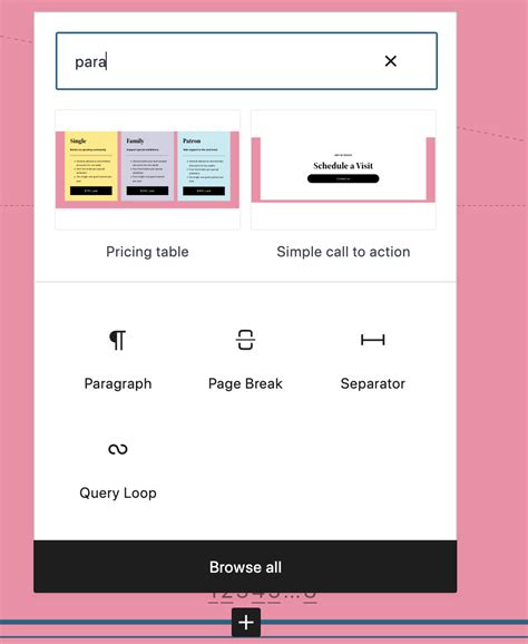 Improvements For Quick Inserter Prioritizing Patterns · Issue 40117 · Wordpressgutenberg · Github