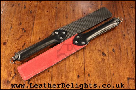 Bdsm Spanking Paddle Punishment Rubber And Suede Bondage Fetish Etsy