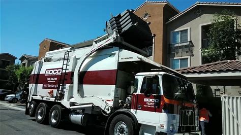 Edco Garbage Truck Front Loader Youtube