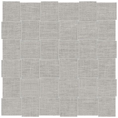 Anatolia Belgian Linen 2 In X 2 In Color Body Basketweave Porcelai