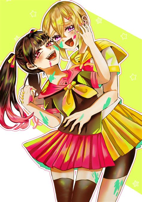 Sutou Iku And Baio Rin Kimi No Koto Ga Dai Dai Dai Dai Daisuki Na 100 Nin No Kanojo Drawn By