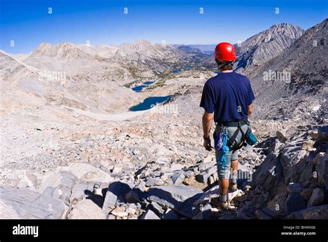 Climber On The Approach To Bear Creek Spire John Muir Wilderness