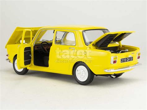 Simca 1000 Ls 1974 Norev 118 Autos Miniatures Tacot