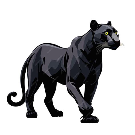 Premium Vector Black Panther Vector