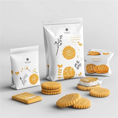 Packaging Paper With Design On It And Logos Premium Ai Generated Image