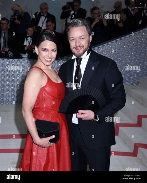 May 2 2023 New York New York Usa Lisa Liberati And James Mcavoy