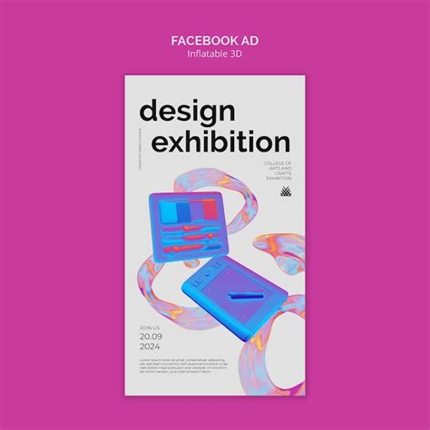 Free Psd Inflatable 3d Template Design