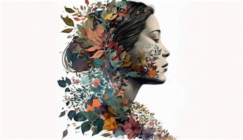 Premium Ai Image Mother S Day With Botanical Flowers Generative Ai