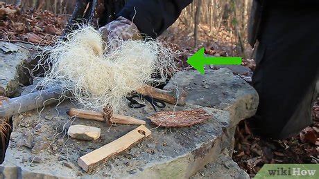 How To Start A Fire With Sticks With Pictures Wikihow