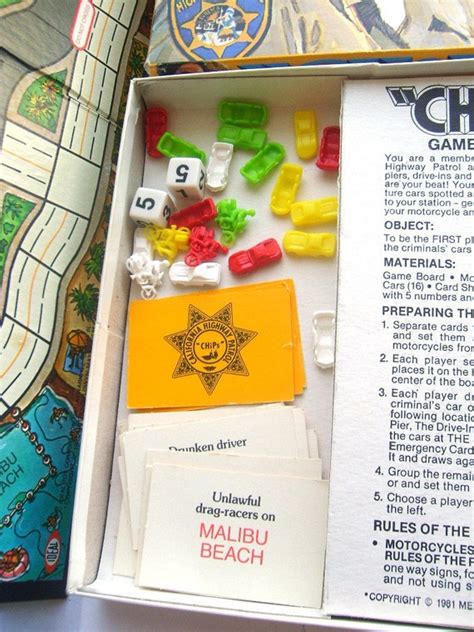 Chips Tv Show Board Game At Jewel Williams Blog