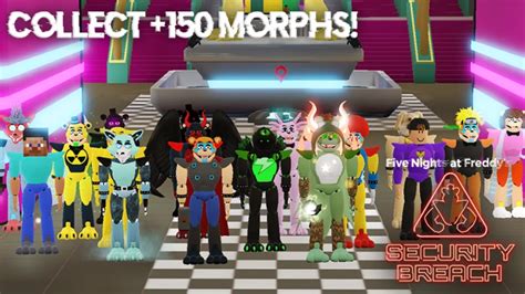 Update Fnaf Security Breach Morphs Roblox