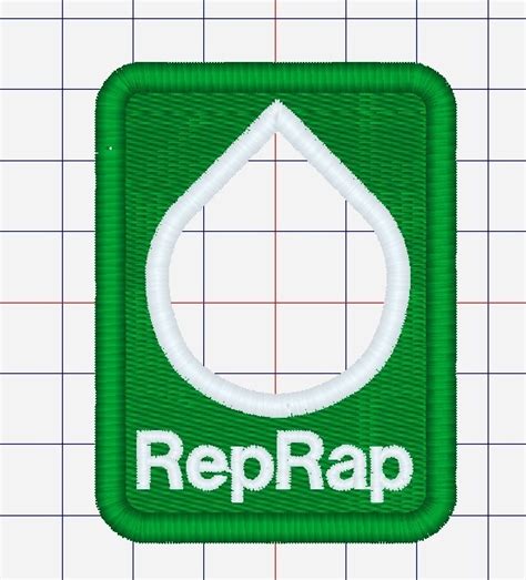 Free 3d File Reprap Logo Embroidery File Patch・3d Printable Model To