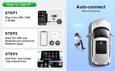 Wireless Android Auto Adapter Android Auto Wireless Dongle Converts