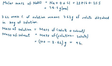 What Is The Molarity Of A Bleach Solution Containing 95