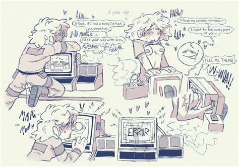 Rule 34 Androgynous Breasts Computer Cum Dirty Talk Female Kissing