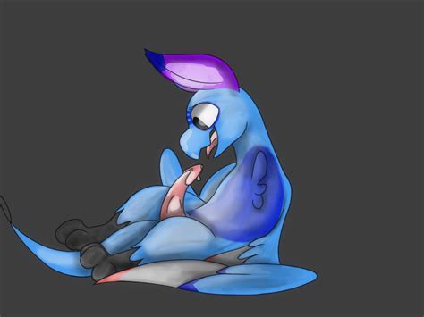 Rule 34 2018 Animal Genitalia Anthro Asthena Avian Beak Bird Blue