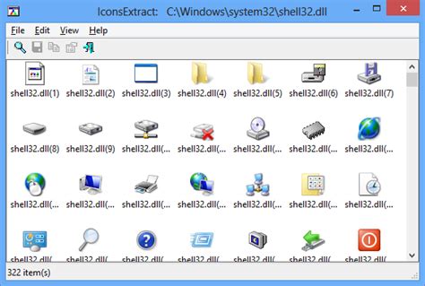 View And Extract Icons From Shell Dll In Windows NEXTOFWINDOWS