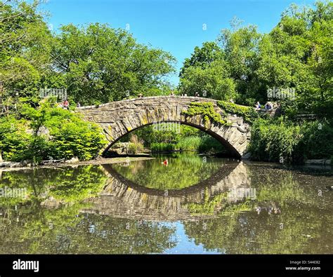 Gapstow Bridge Im Central Park New York Wird Als Drehort Im Home