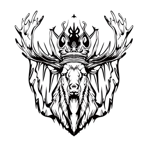 Moose Drawing Outline