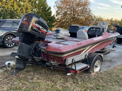 18 Foot Procraft Bass Boat Complete With Trailer And 150 Hp Mercury