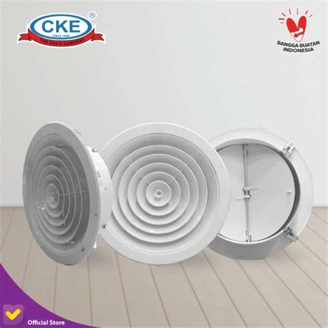 Promo Diskon Grill Ceiling Round Diffuser Ac Ducting 6 Inch Diffuser