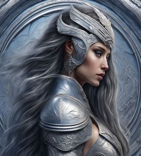 Download Ai Generated Woman Armor Royalty Free Stock Illustration