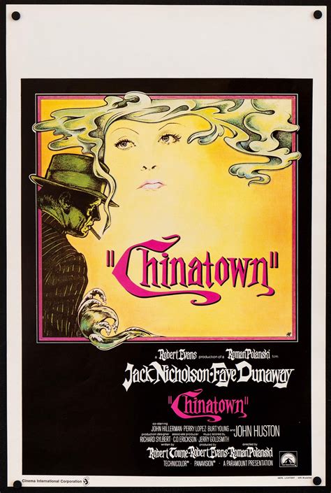 Chinatown Movie Poster 1975 Belgian 14x22 Film Art Gallery