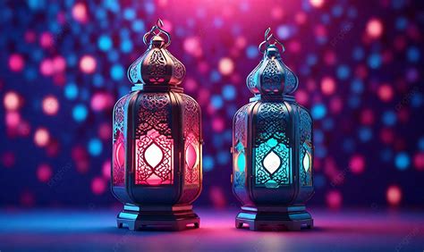 Ramadan And Eid Lantern Background Eid Lantern Background Ramadan