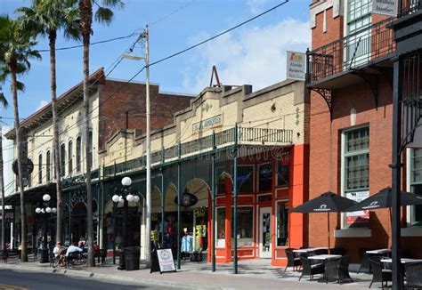 The Historical Neighborhood Ybor City Tampa Florida Editorial Photo