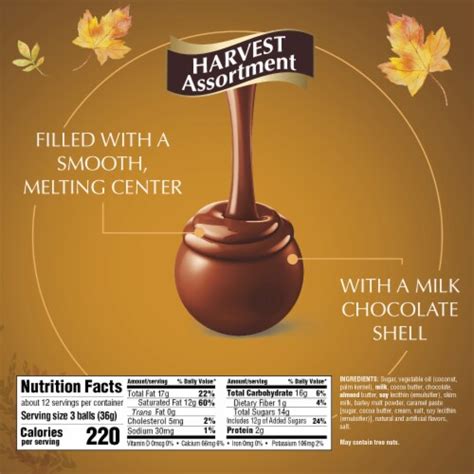 Lindt Lindor Fall Harvest Assortment Milk Chocolate Candy Truffles Bag 1 Bag 15 2 Oz Kroger