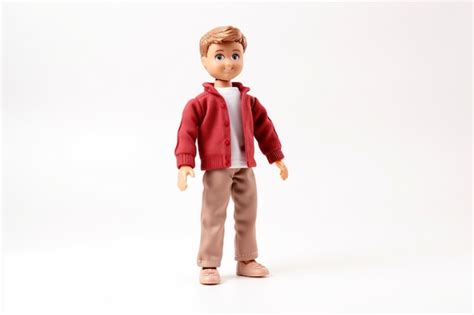 Liam Cartoon On A White Background Premium Ai Generated Image