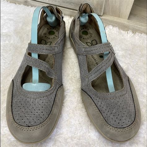Earth Origins Tova Womens Gray Suede Slip On 8 Gem