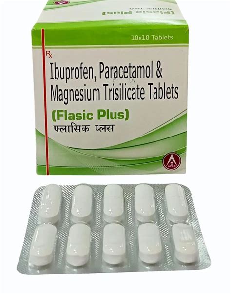 Ibuprofen Paracetamol Tablet At ₹ 25313stripe Ibuprofen