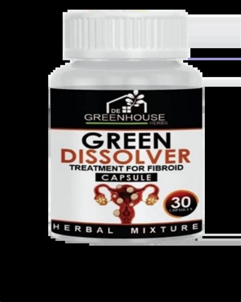 Green Dissolver Natural Herbal Fibroid Dissolver Capsules