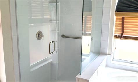 Glass Shower Enclosures With Half Wall Frameless Shower Doors