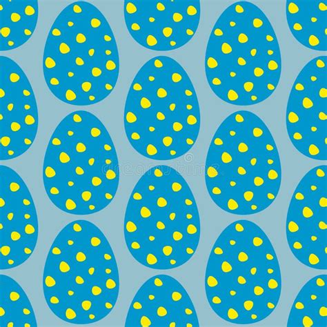 Easter Eggs Simple Seamless Pattern Easter Eggs Easter Symbol