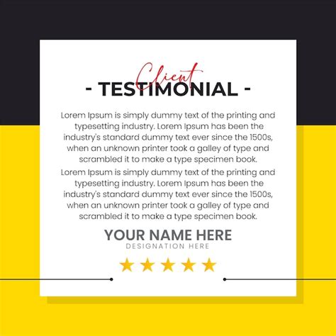 Premium Vector Creative Testimonial Quote Infographic Template Quote