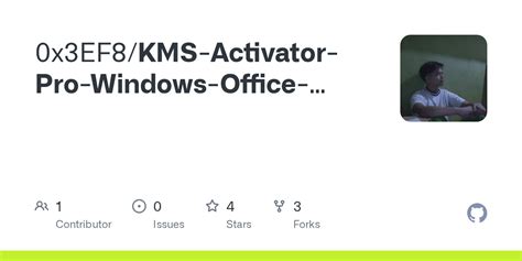 Github 0x3ef8 Kms Activator Pro Windows Office Activation Tool