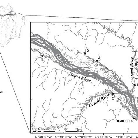 Sampling Sites Of Potamotrygon Motoro P Orbignyi Potamotrygon Sp Download Scientific