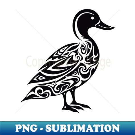 Tribal Symbol Duck Design Decorative Sublimation Png File Inspire Uplift