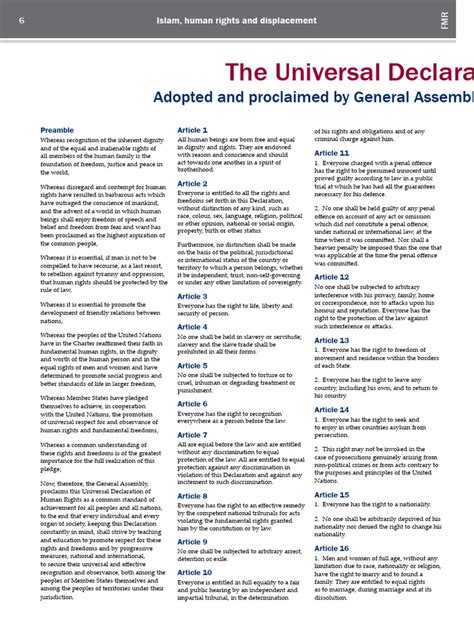 Udhr Pdf Human Rights Dignity