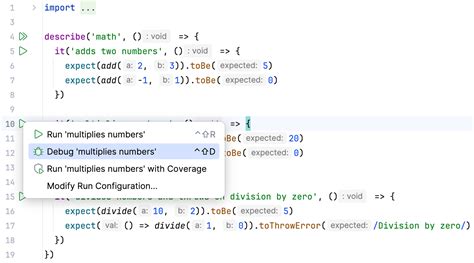 vitest clion documentation