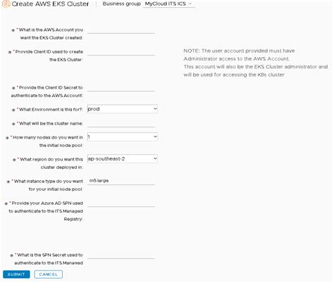 creating eks clusters via vra cloudhacks blog