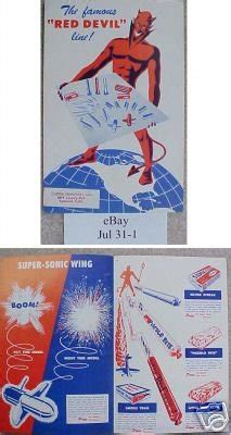 Red Devil Fireworks Flyercatalog Original Cap Pistol 28061732