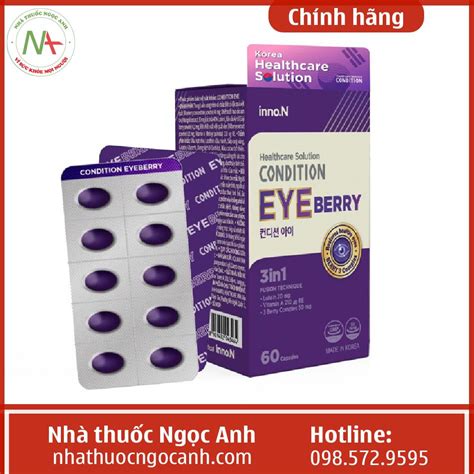 Thuốc Condition Eye Berry Có Tốt Không Mua ở đâu Giá Bao Nhiêu