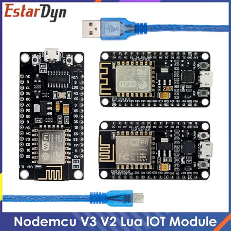 jual wireless module ch340 cp2102 nodemcu v3 v2 lua wifi internet of