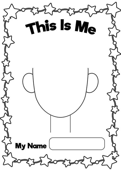 Blank Self Portrait Template