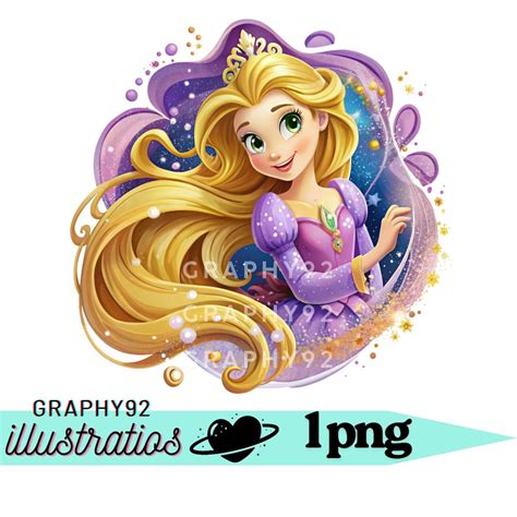 Rapunzel Png Clipart Princess Rapunzel Png Design Princess Birthday